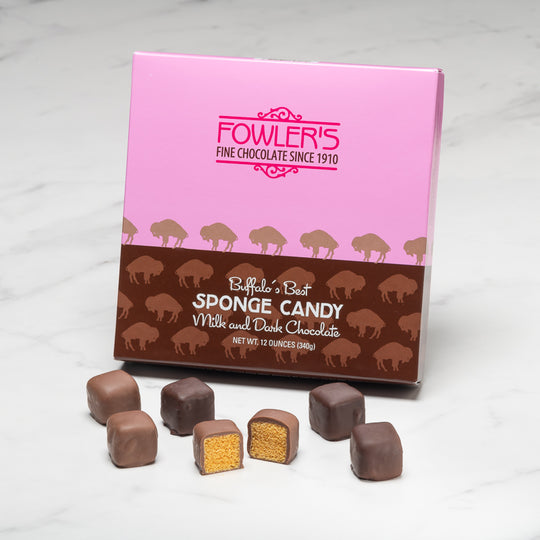 Fowler's Famous Milk or Dark Chocolate Sponge Candy – Fowler's Chocolates
